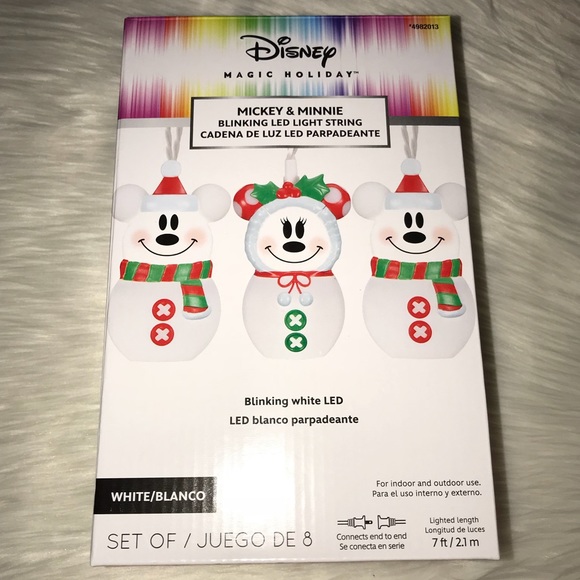 Disney | Holiday | New Disney Mickey Minnie Mouse Snowman Lights | Poshmark